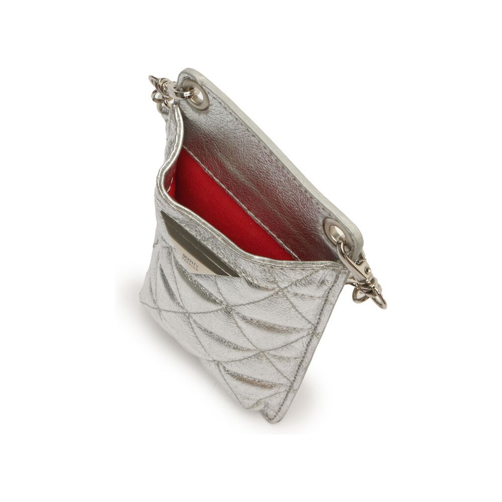 Porta Celular 944 Couro Prata S46058 Schutz - Meia Sola