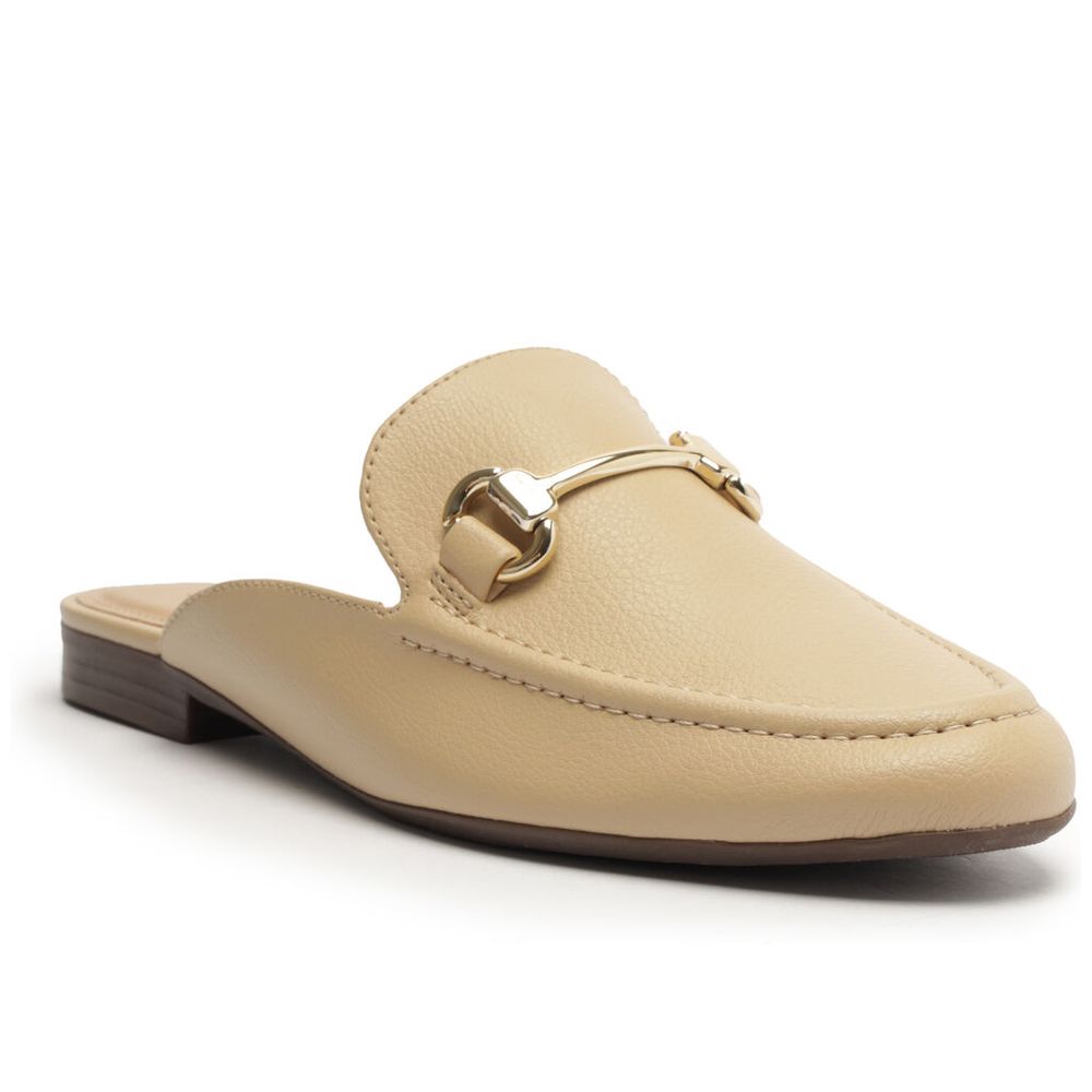 Mule Bege Bridão Essencial C30075 Anacapri - Meia Sola